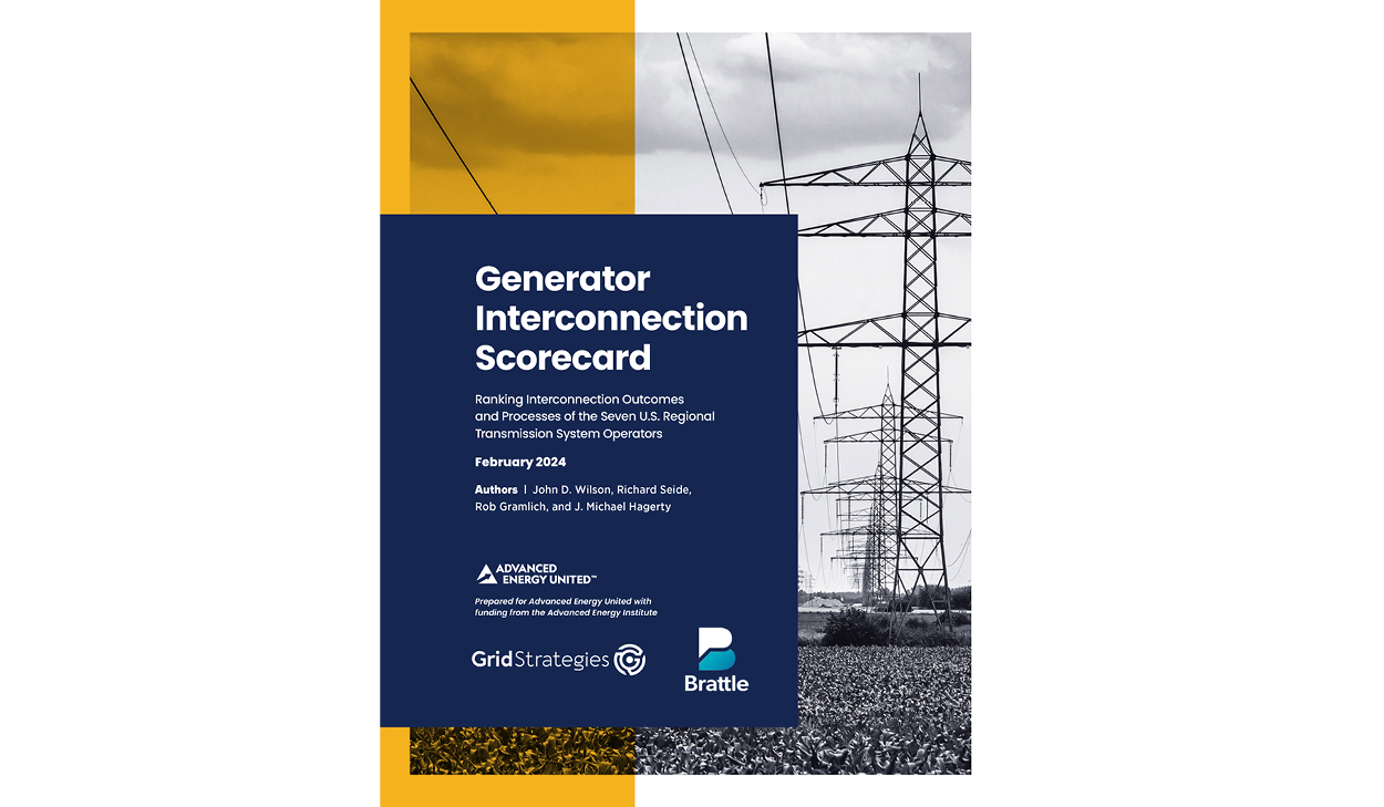 Advanced Energy United Generator Interconnection Scorecard